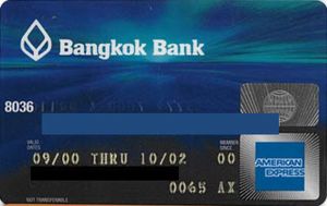 Bank Card: Bangkok Bank -Amex (Bangkok Bank, ThailandCol:TH-AE-0001.01