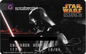 Bank Card: SCB -Star Wars Episode III (Siam Commercial Bank, Thailand ...