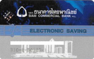 Bank Card: SCB -Electronic Saving (Siam Commercial Bank, ThailandCol:TH ...