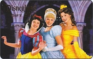 Gift Card: Princesses (Disneyland USA, United States of America(Gift ...