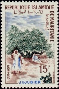 Stamp: Ziziphus (Mauritania(Trees) Mi:MR 309,Sn:MR 226,Yt:MR 228,Sg:MR ...