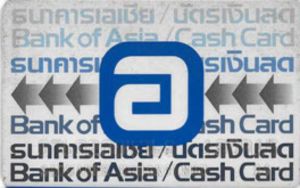 Bank Card: Bank of Asia -3 (Bank of Asia, Thailand) Col:TH-GM-0029
