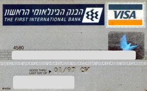 Bank Card: Israel Credit Card L.T.D (The First International Bank ...