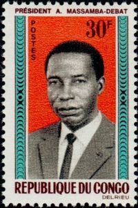 Timbre: President Massamba-Debat (Congo, République (Brazzaville ...