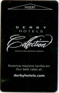 Tarjeta de hotel: Derby Hotels Collection (Derby Hotels, EspañaCol:ESP ...