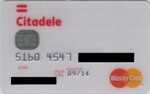 Bank Card: Citadele MasterCard (Citadele Pank, EstoniaCol:EE-MC-0006.01