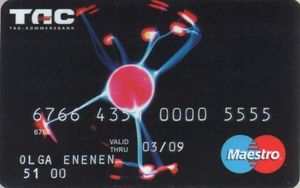 Bank Card: TAS-Kommerzbank Debit Card (TAS-Kommerzbank, UkraineCol:UA ...