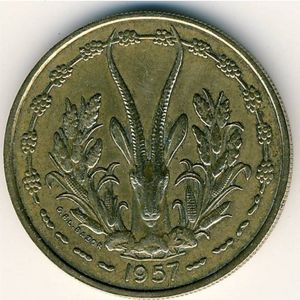 Coin: 25 CFA Francs (Togo) (French West Africa(1948~1957 - Franc CFA ...