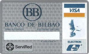 Bank Card: BANCO de BILBAO (Banco Bilbao, SpainCol:ES-VI-0215