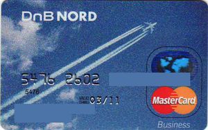 Bank Card: Business 2 (plane) (DnB NORD BANKA, LatviaCol:LV-MC-0005