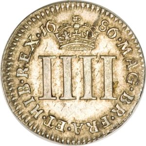 Coin: 4 Pence (James II) (United Kingdom of Great Britain & Northern ...