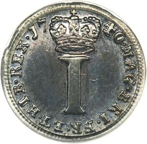コイン: 1 Penny (George II) (イギリス(1727~1760 - 3rd King George II) WCC:km567