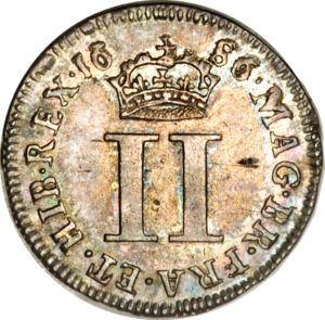 Coin: 2 Pence (James II) (United Kingdom of Great Britain & Northern ...