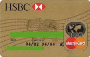 Bank Card: HSBC -3 (Hongkong and Shanghai Bank, ThailandCol:TH-MC-0031.01