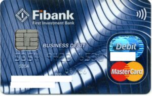 Bank Card: Fibank MasterCard Business Debit - 08/16/001 (First ...