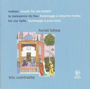 Disc de Música: Horst Lohse - Trio Contraste: Mahan. Musik Für Ein ...