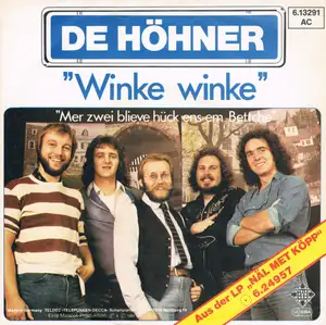 Musikaufnahme: Höhner: Winke, Winke / Mer Zwei Blieve Hück Ens Em Bett 💿