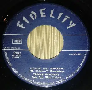 บันทึกเพลง: Jimmy Makulis: Ήλιος Και Βροχή / Πες Μου, Πες Μου