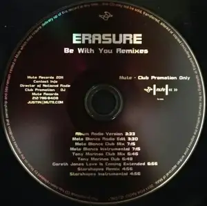 Grabación de música: Erasure: Be With You Remixes