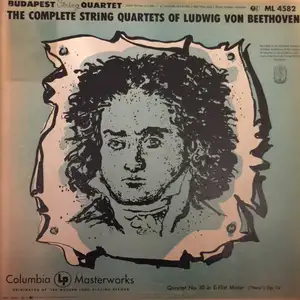 Grabación de música: Budapest String Quartet: The Complete String Quartets Of Ludwig Van ...