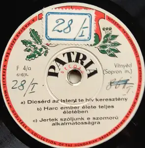 Musikaufnahme: Horváth Gáborné Horváth Anna, Péntek Jánosné Szabó Ilona: Öreg Csárdás / Megy A ...