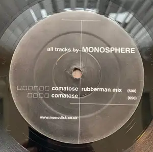Music Record: Monosphere [2]: Comatose / Dragon