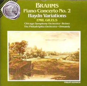 Grabación de música: Johannes Brahms, Emil Gilels, Chicago Symphony ...