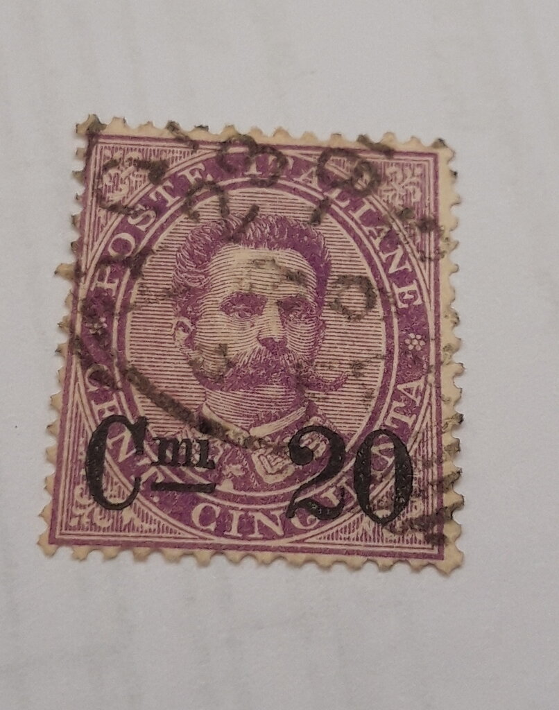 Italy: Effigy of Umberto I within an oval, 1890 : US$ 6.46 from Peringo ...