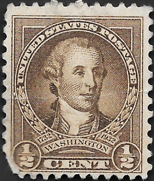 United States of America: George Washington (1732-1799), 1932 : US$ 0. ...