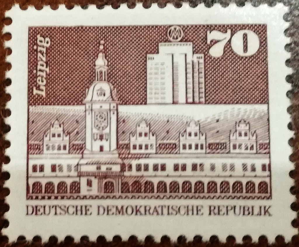 Allemagne, République démocratique;DDR: Old Town Hall, Leipzig, 1981 ...