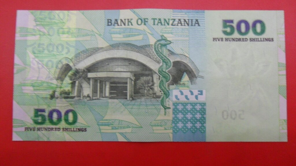500 Shilingi/Shillings : US$ 1.43 from ivanmiljko : Banknotes for sale ...