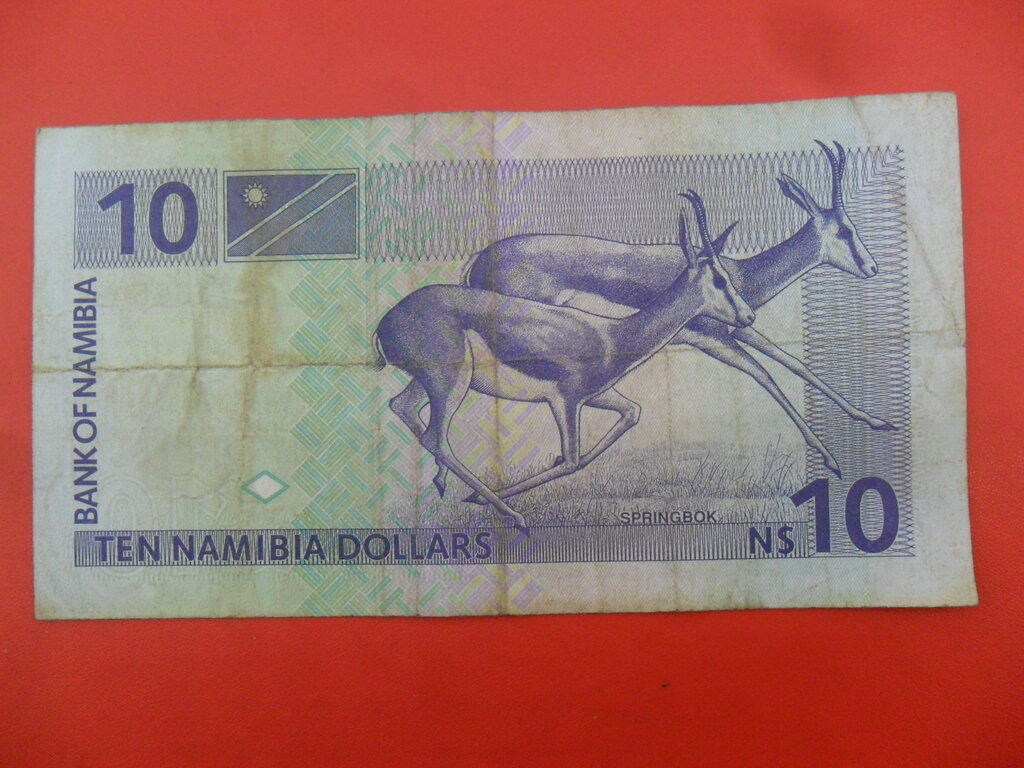 10 Namibia Dollars : US$ 5.09 from ivanmiljko : Banknotes for sale ...