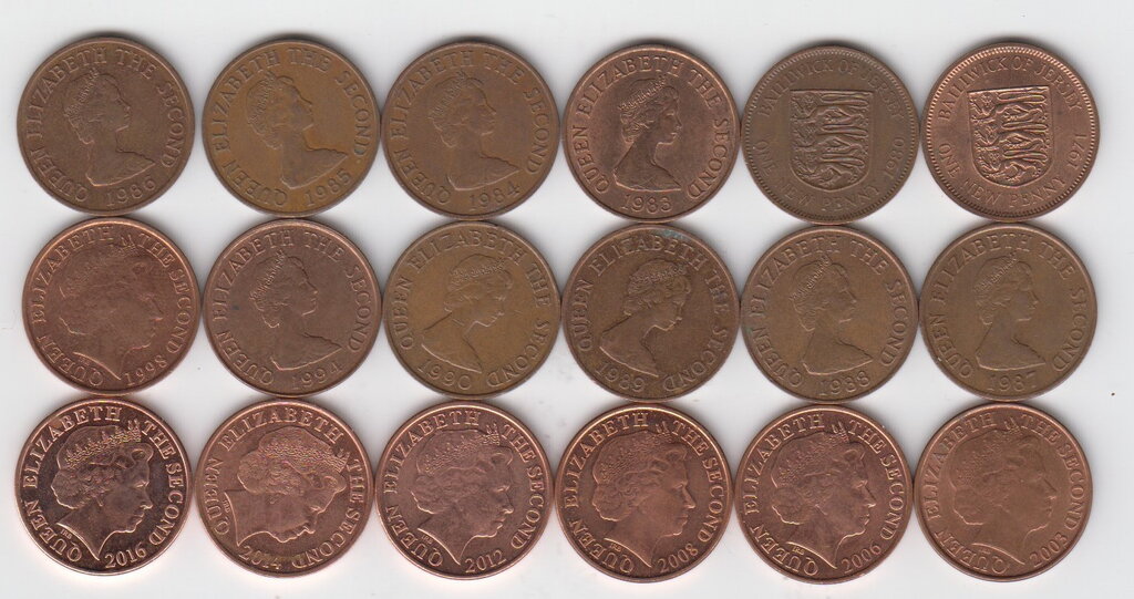 Jersey: 1 Penny (Le Hocq Tower, non magnetic), 1984 : US$ 0.72 from ...