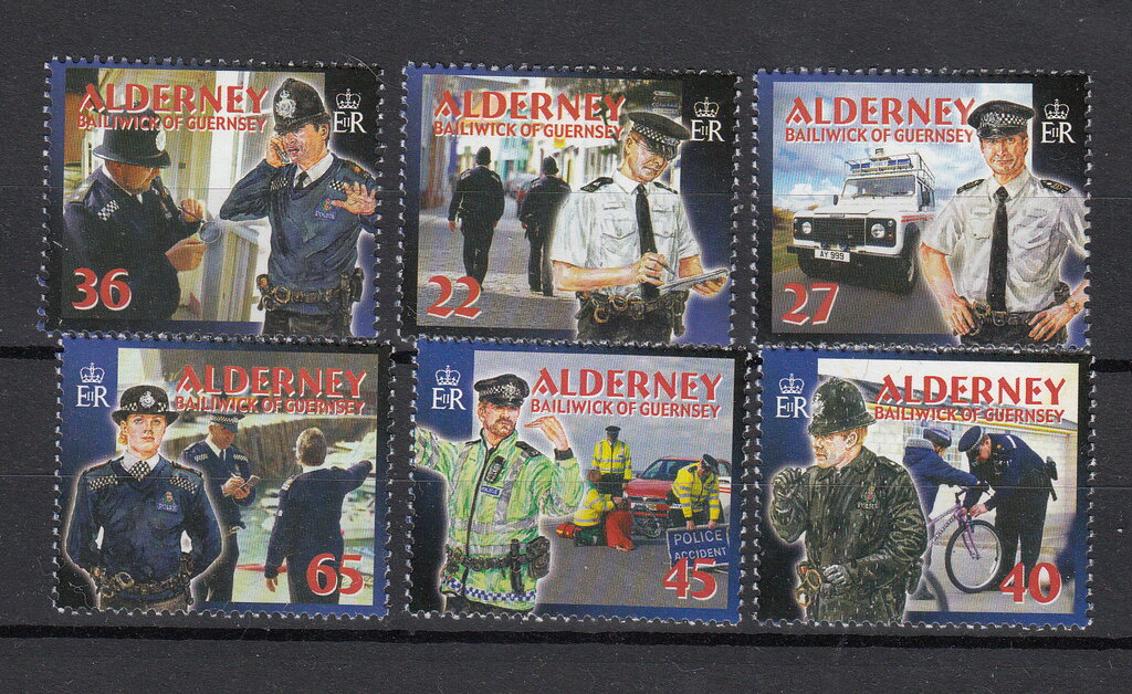 Alderney: Police with Customs Officer, 2003 : US$ 5.51 from jerseycoin ...