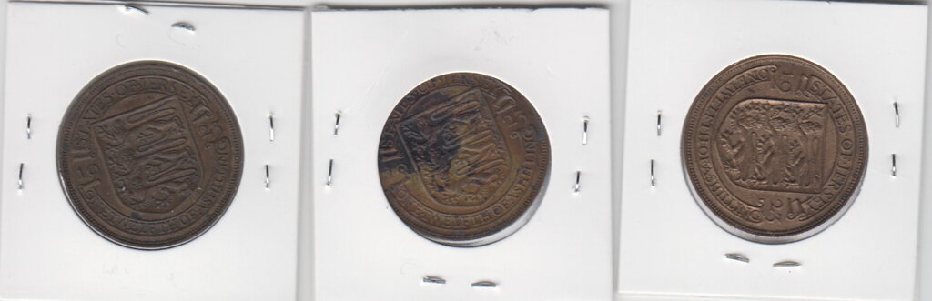 Jersey: 1/12 Shillings ("Penny"), 1923 : US$ 5.18 from jerseycoin ...
