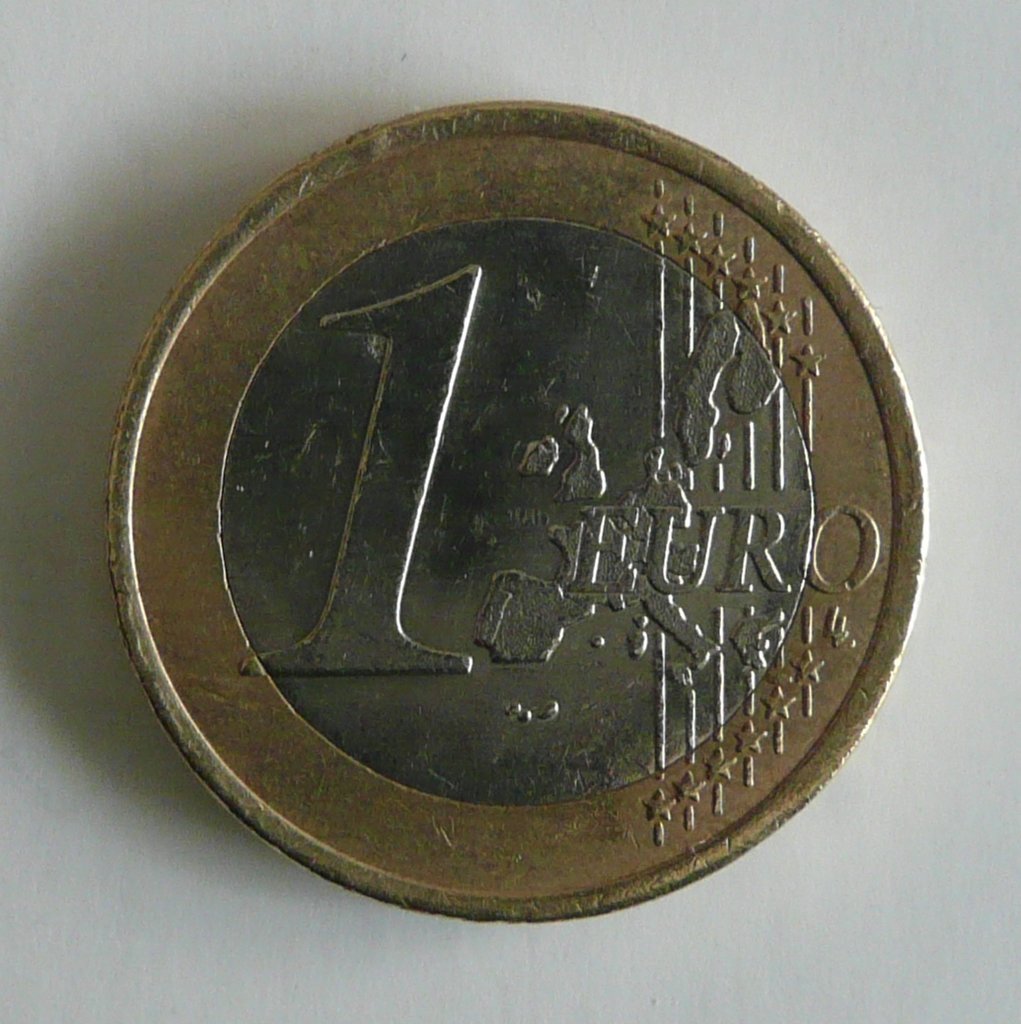 1 Euro (1st map) : US$ 1,38 desde w-a-r : Monedas en venta : Colnect