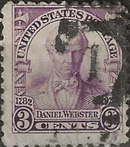 United States of America: Daniel Webster (1782-1852), 1932 : US$ 0.10 ...