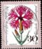 Stamp: Flowers (Germany, Federal Republic(Welfare: 25 years welfare ...
