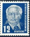 Stamp: Wilhelm Pieck (1876-1960) (Germany, Democratic Republic (DDR ...