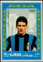 Stamp: Angelo Domenghini (Ajman(Football (Soccer): Inter Milan Players ...