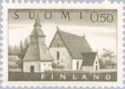 Stamp: Lammi Church (FinlandMi:FI 564x,Sn:FI 407,Yt:FI 541(A),Sg:FI 664 ...