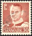 Stamp: King Frederik IX (Denmark(King Frederik IX) Mi:DK 334,Sn:DK 335 ...