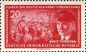 Stamp: Ernst Thälmann (1886-1944) Politician (Germany, Democratic Republic (DDR)(Leaders of the ...