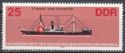 Stamp: DSR-ship "Forward" (Germany, Democratic Republic (DDR)(Ocean ...