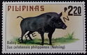 Stamp: Baboy Damo (Sus verrucosus celebensis) (Philippines(Mammals) Mi ...