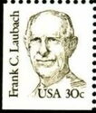 Stamp: Dr. Frank C. Laubach (United States of America(Great Americans ...