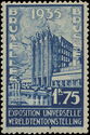 Stamp: Brussels International Exhibition of 1935 - Belgian pavilion ...