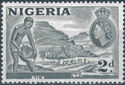 Stamp: Tin Mining - Type II (Nigeria(Country Motifs (1953-1958)) Mi:NG ...