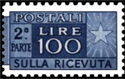Briefmarke: Post Horn - Wmk. stars I - 2nd part (Italien(Parcel Post ...