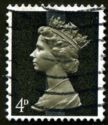 Stamp: Queen Elizabeth II - 4d Predecimal Machin (United Kingdom of ...